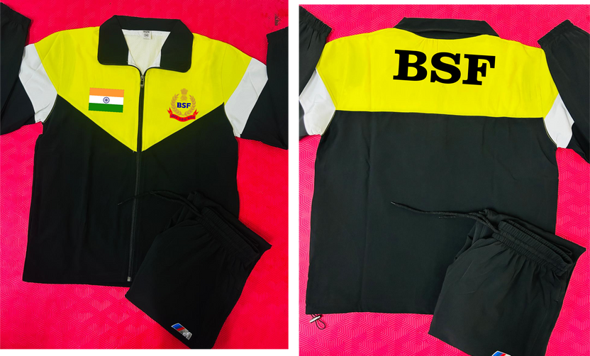 BSF TRACKSUIT ARYAN SPORTS YELLOW BLACK – Aryan Sports